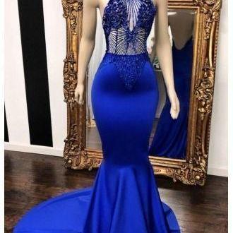 Stunning Royal Blue Mermaid Prom Dresses on Luulla